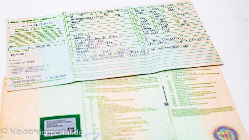 Fahrzeugschein - Zulassungsbescheinigung Teil 1 perfekt erklärt